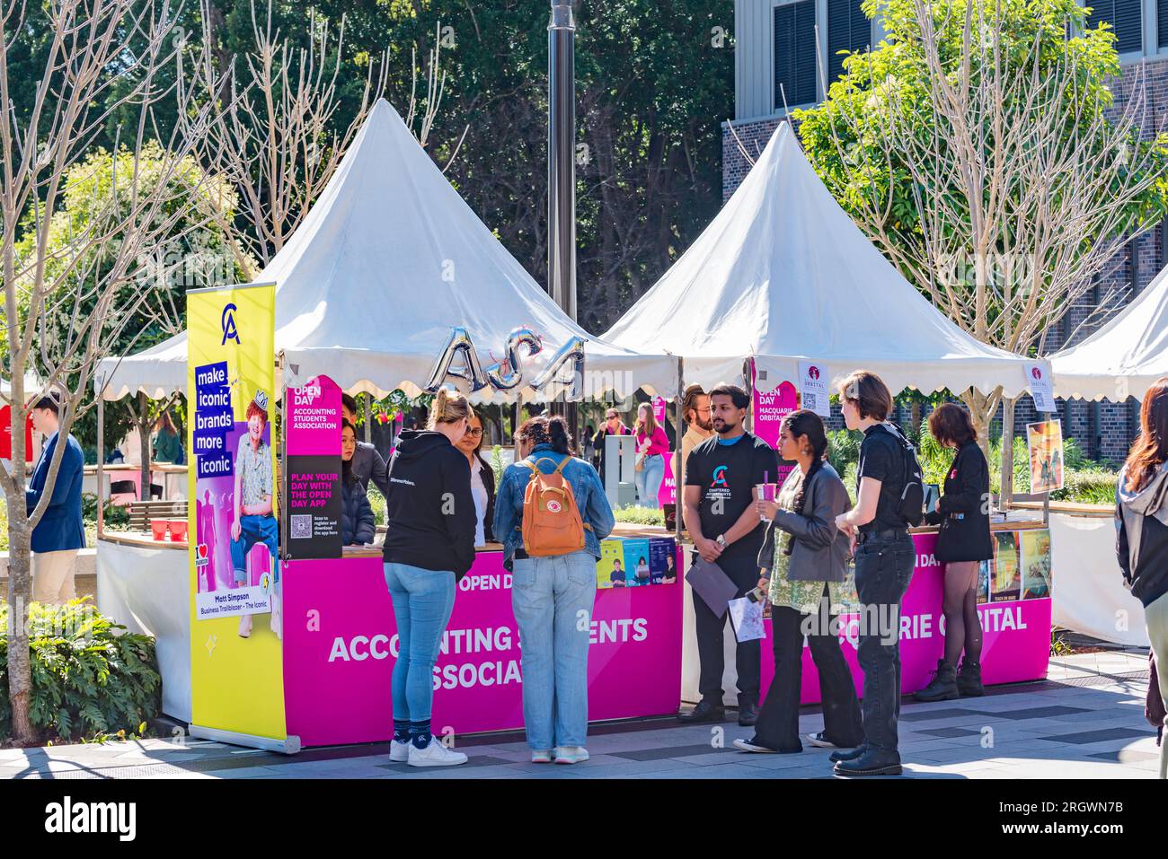 Sydney Aust 12 Aug 2023: Future students gathered today at Macquarie ...