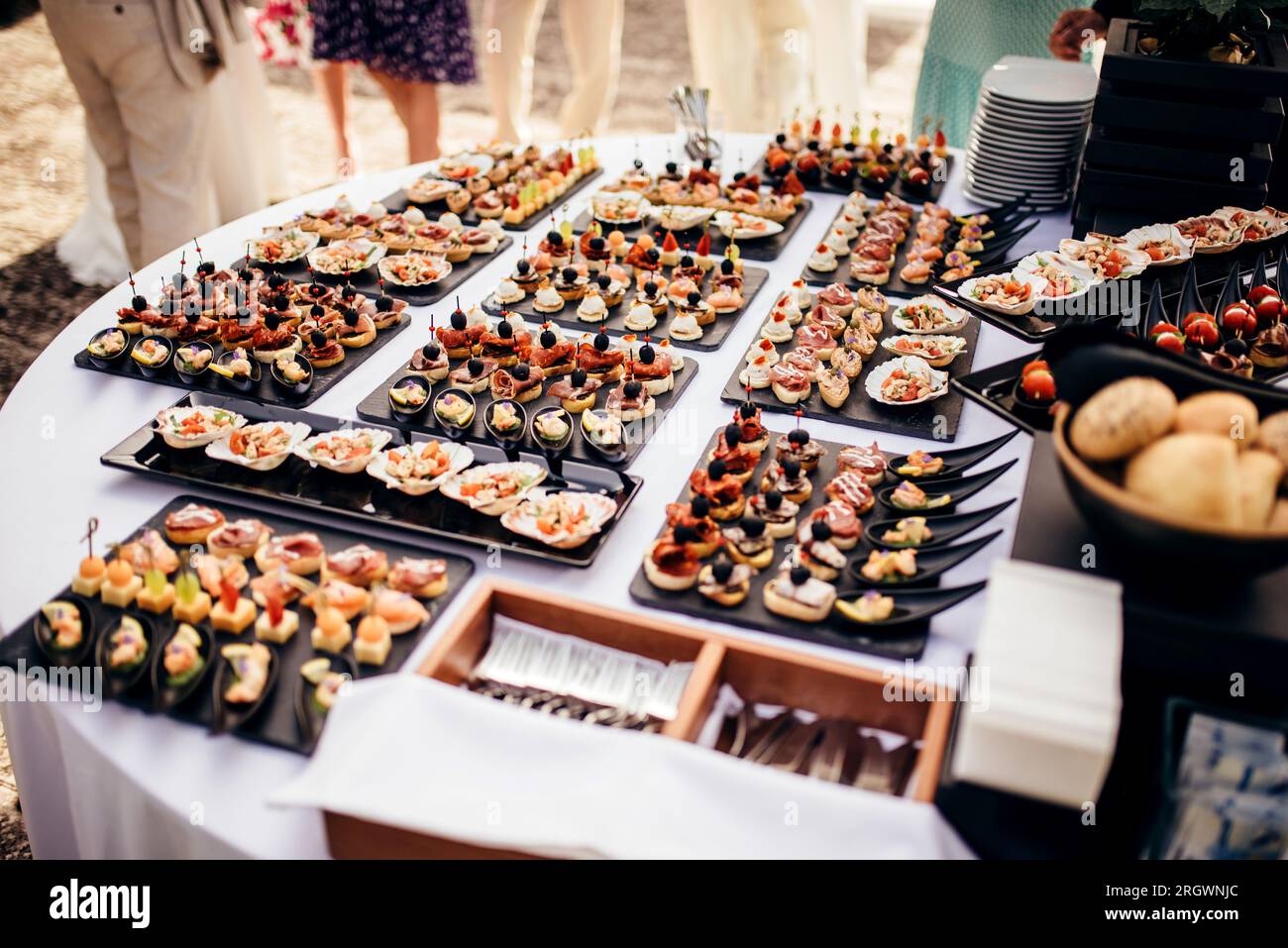 Delicious finger food ready to be eaten Stock Photo - Alamy