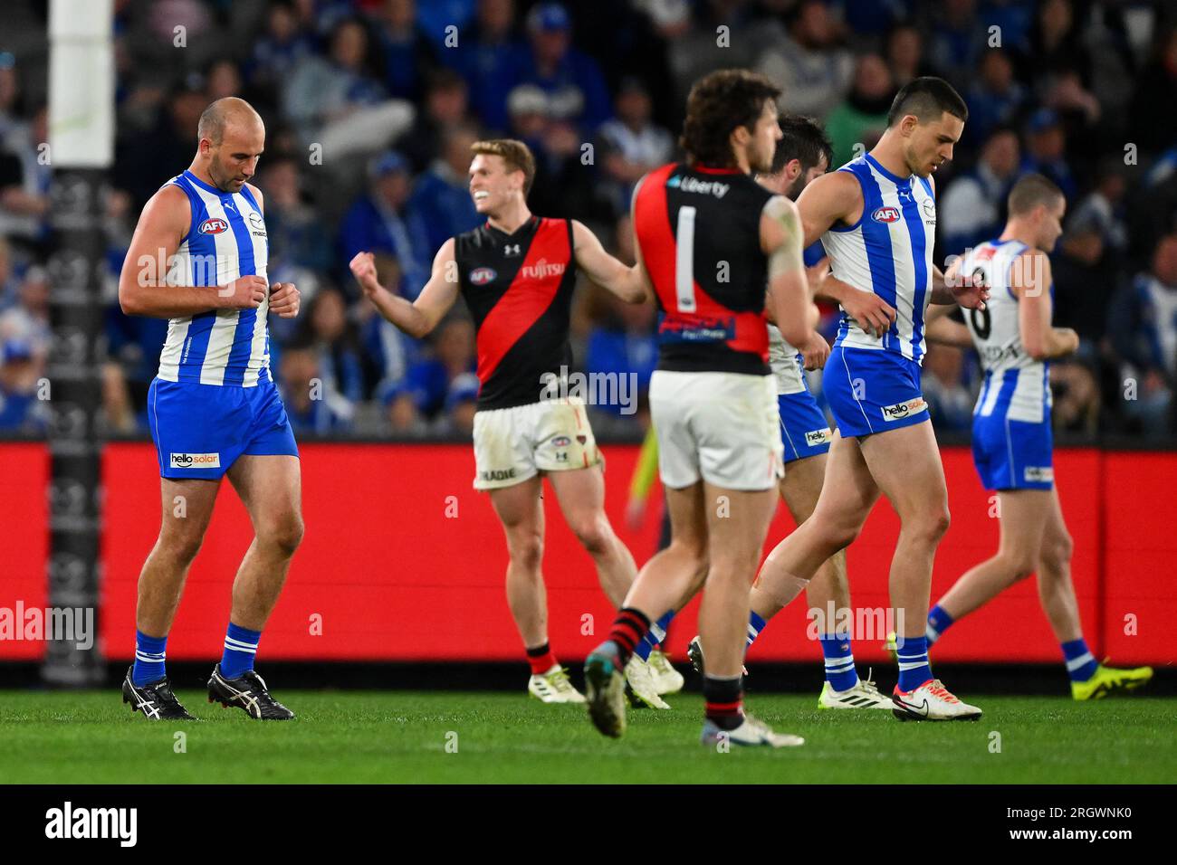 Melbourne, Australia. 12th Aug, 2023. Ben Cunnington of the Kangaroos ...