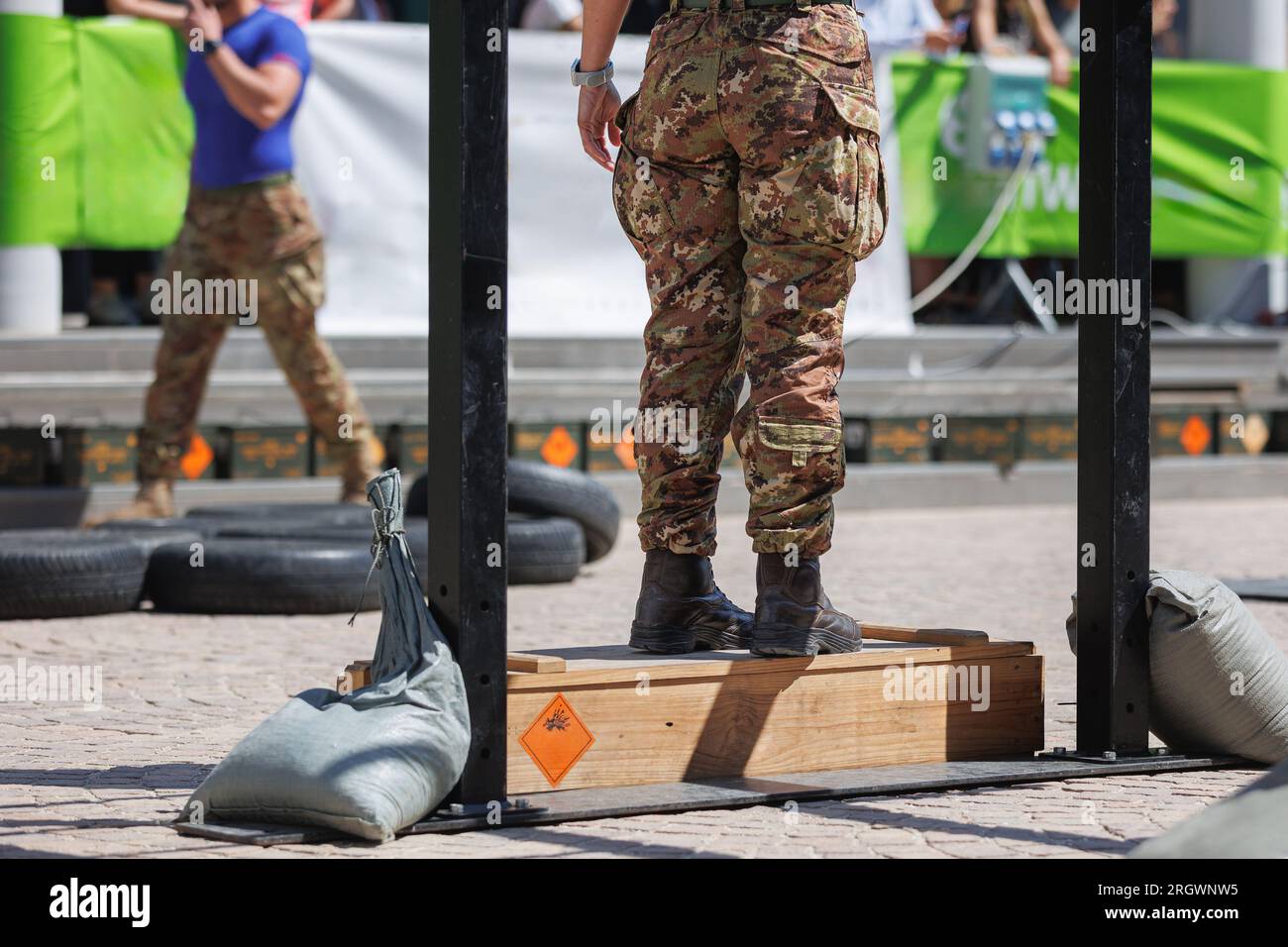 Military Training: Fitness Workout and Activities Stock Photo - Alamy