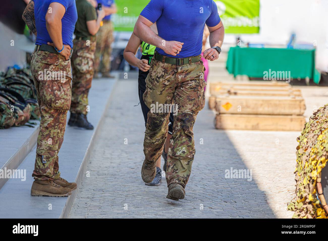 Military Training: Fitness Workout and Activities Stock Photo - Alamy