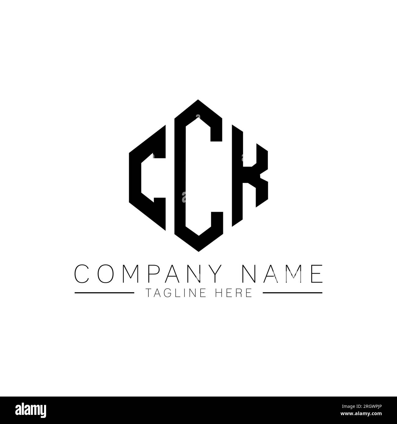 CCK letter logo design with polygon shape. CCK polygon and cube shape ...
