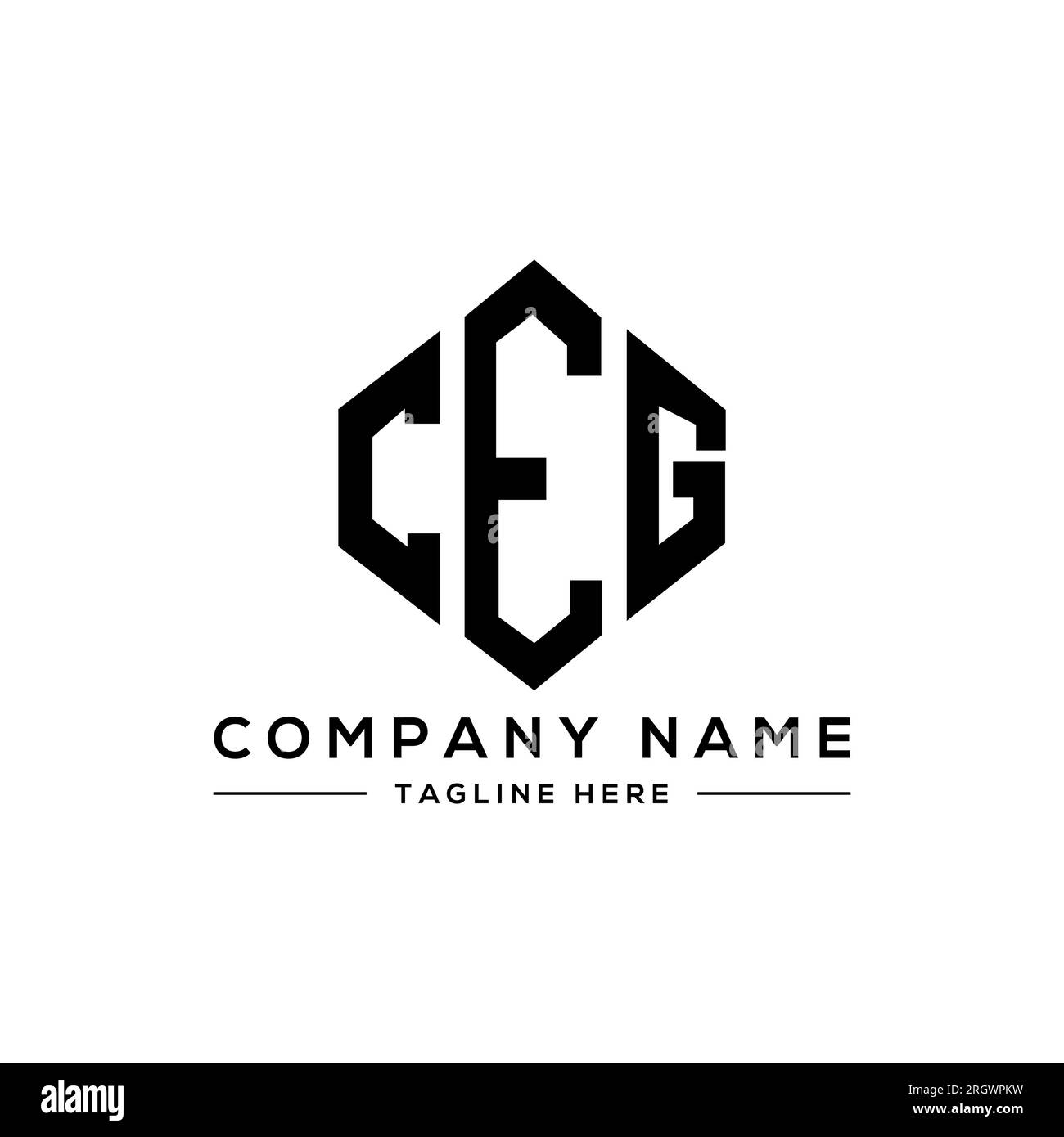 Ceg hexagon Stock Vector Images - Alamy