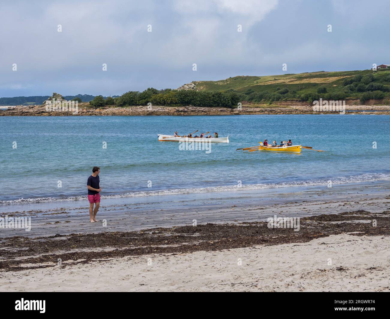 Porthmellon beach st marys scilly hi-res stock photography and images ...