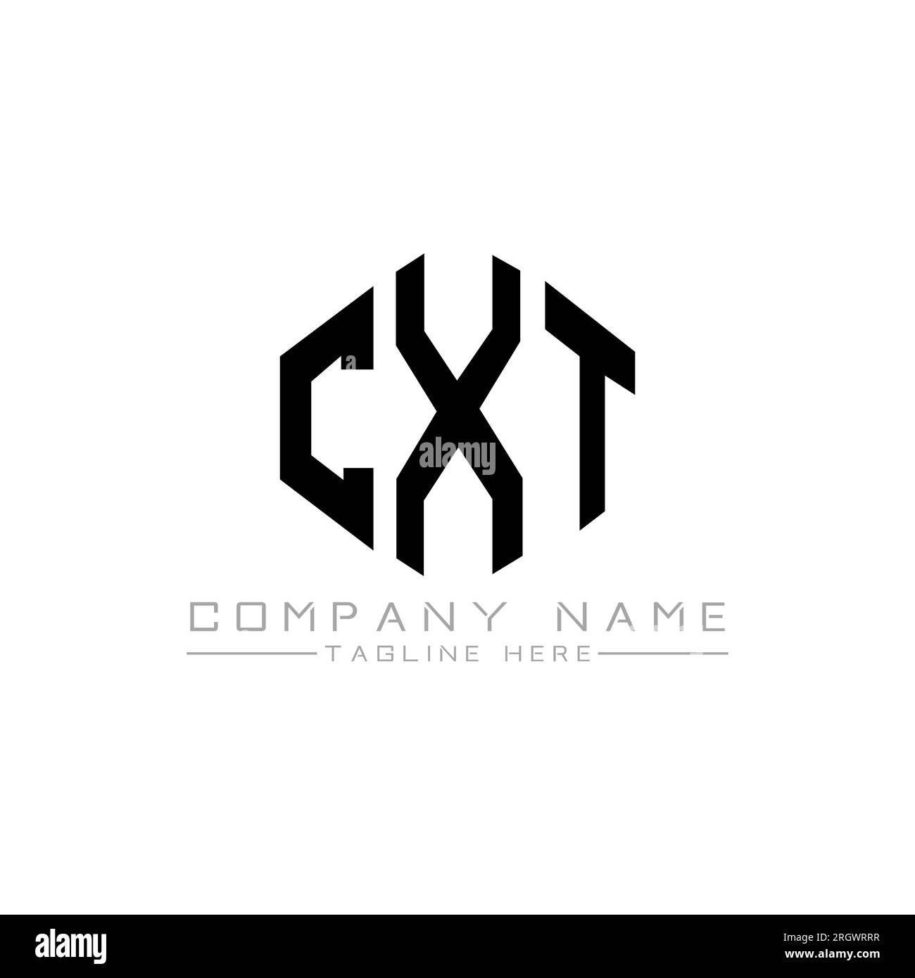 Cxt hexagon Stock Vector Images - Alamy