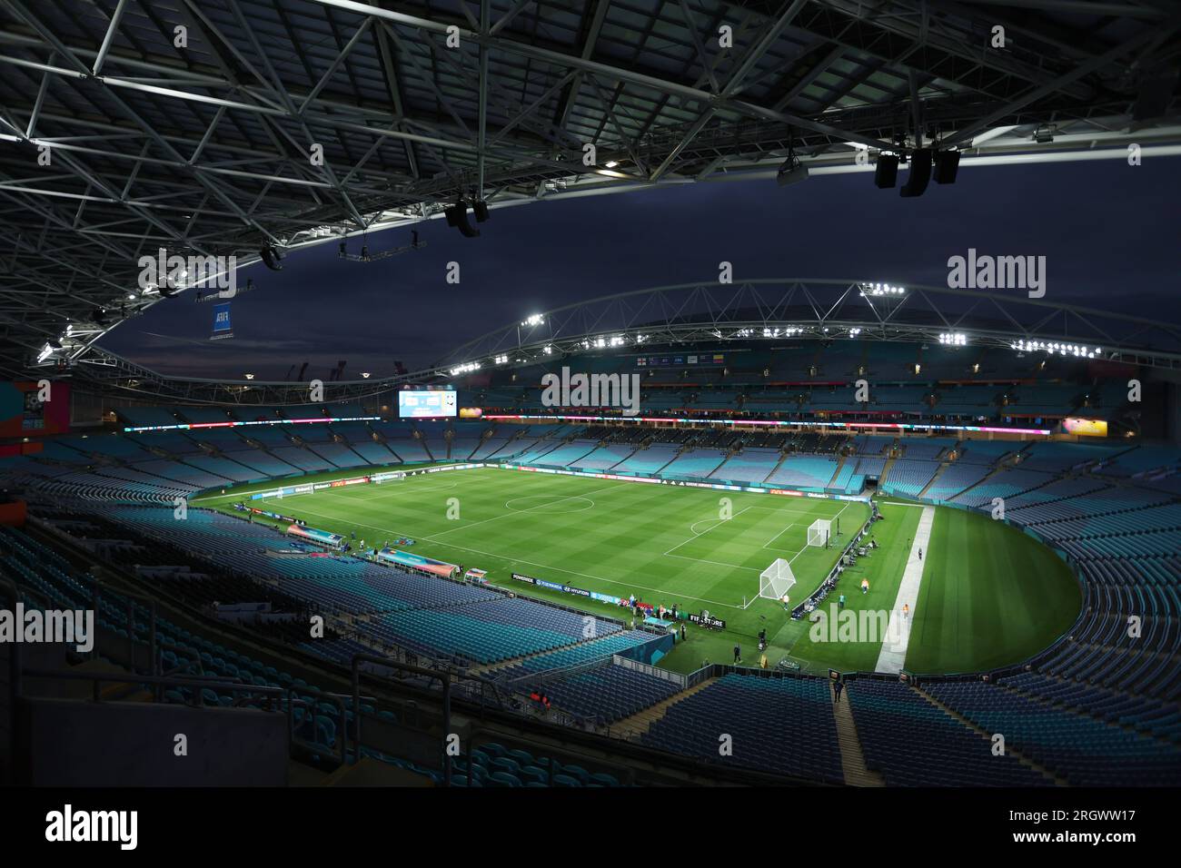A general view inside the ground before the FIFA Women's World Cup ...