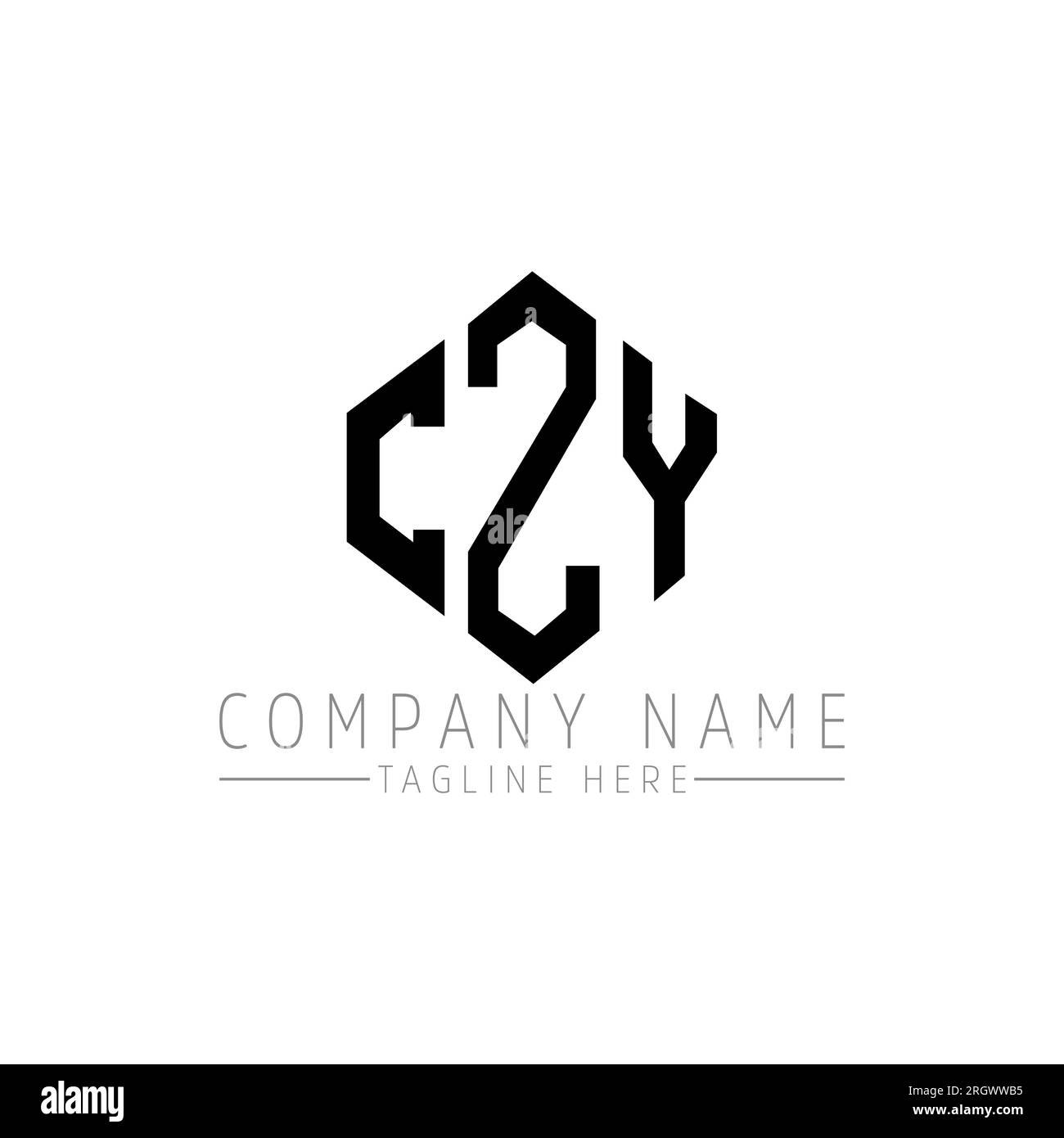 Czy logo design Stock Vector Images - Alamy