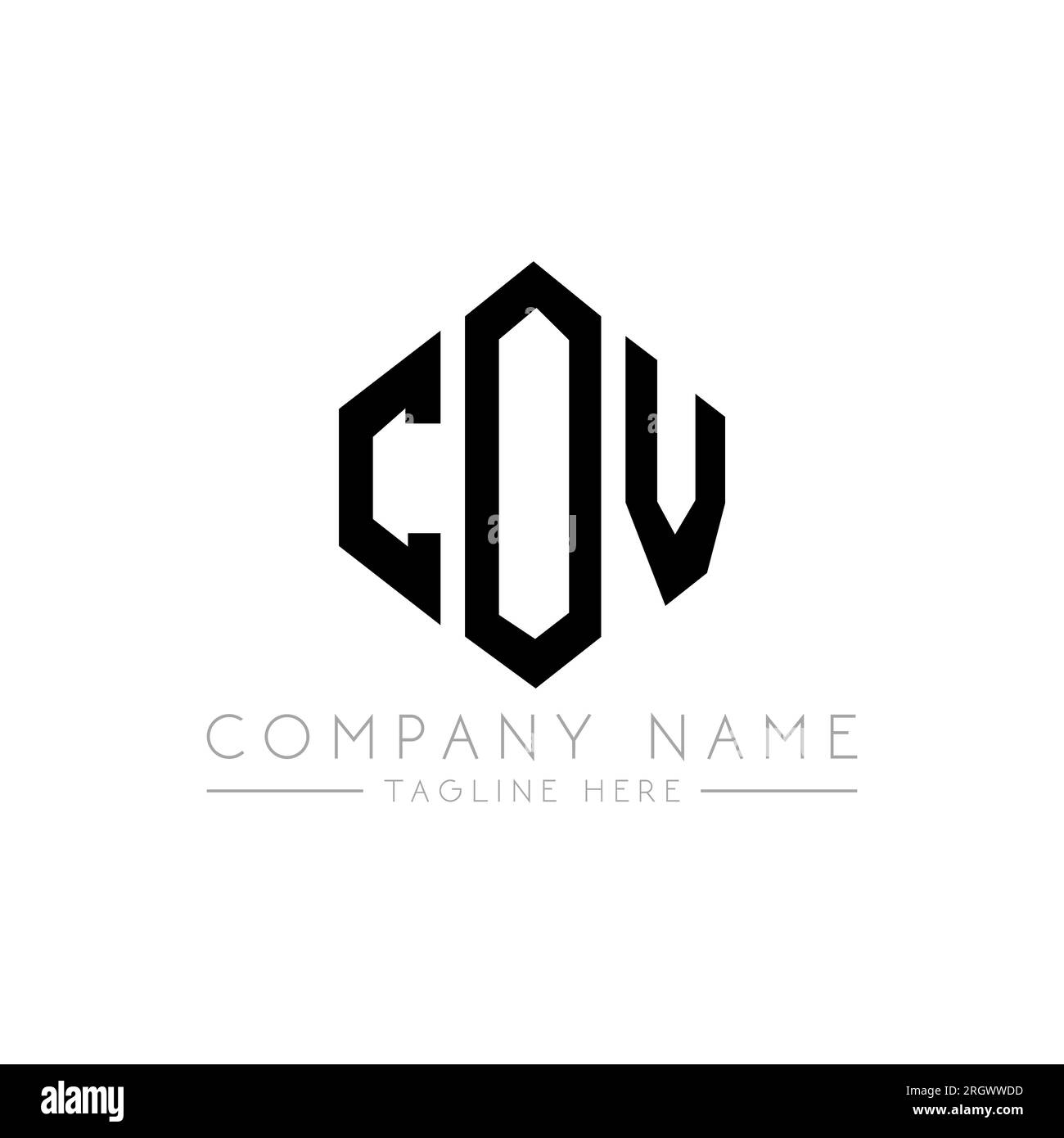Cov logo design hi-res stock photography and images - Alamy