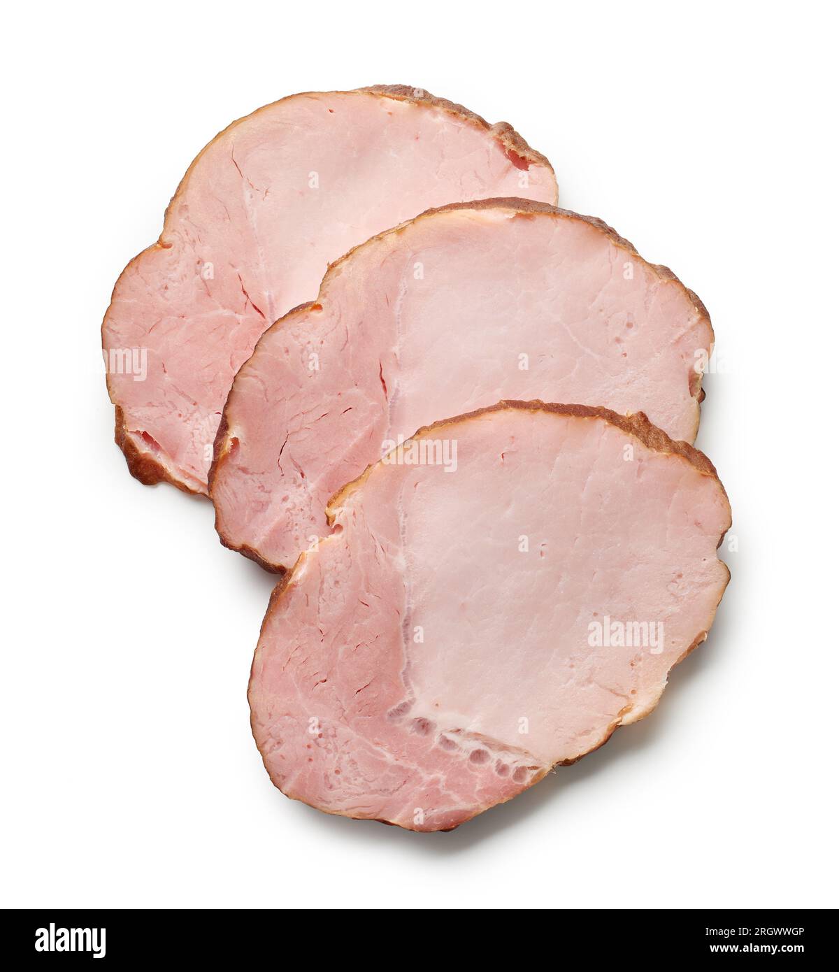 Slices pork fillet on Cut Out Stock Images & Pictures - Alamy