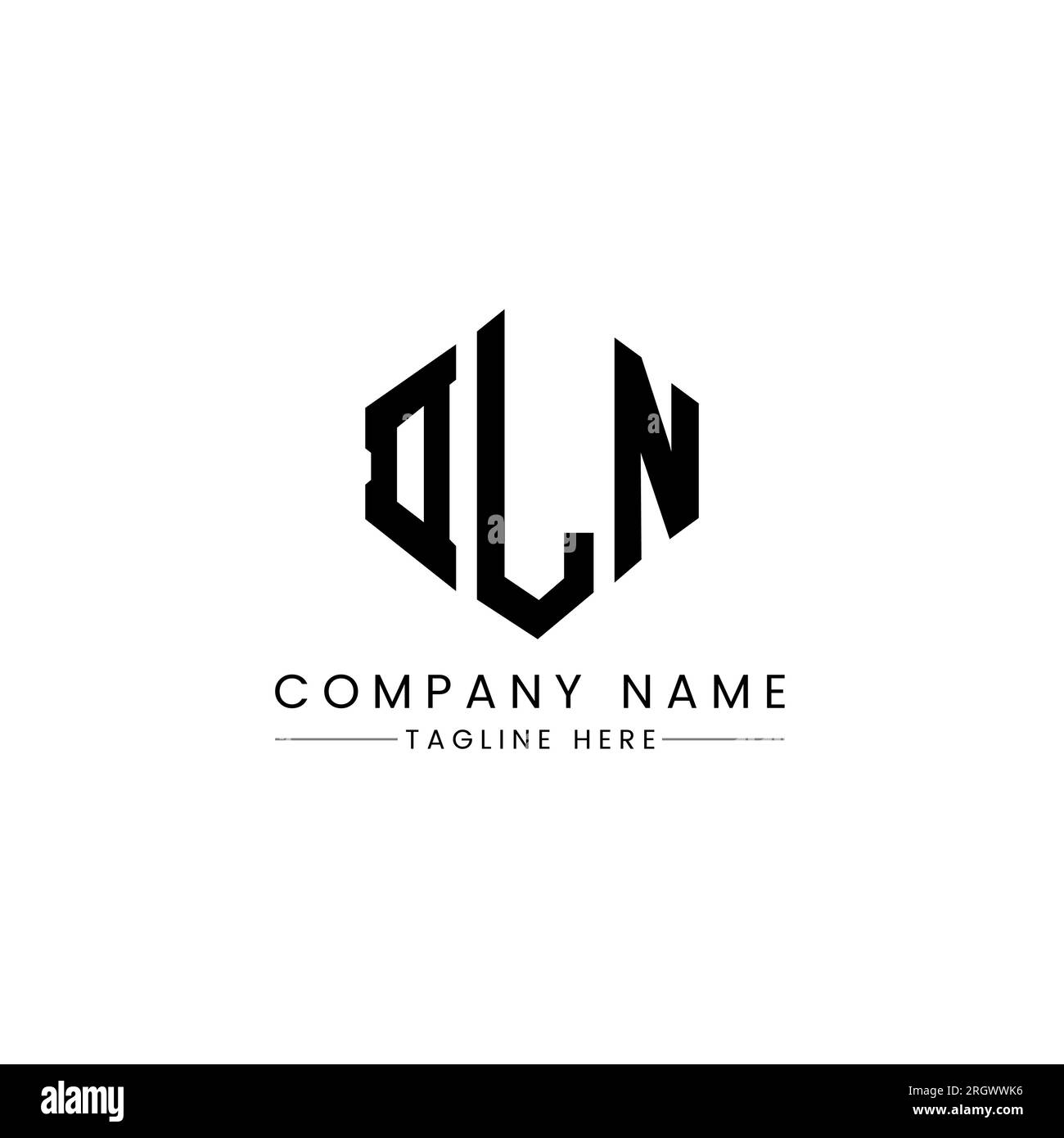 Dln logo design hi-res stock photography and images - Alamy