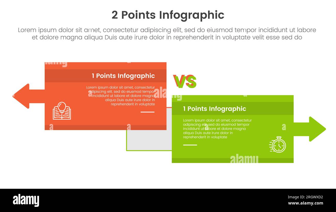 Versus Or Compare And Comparison Concept For Infographic Template