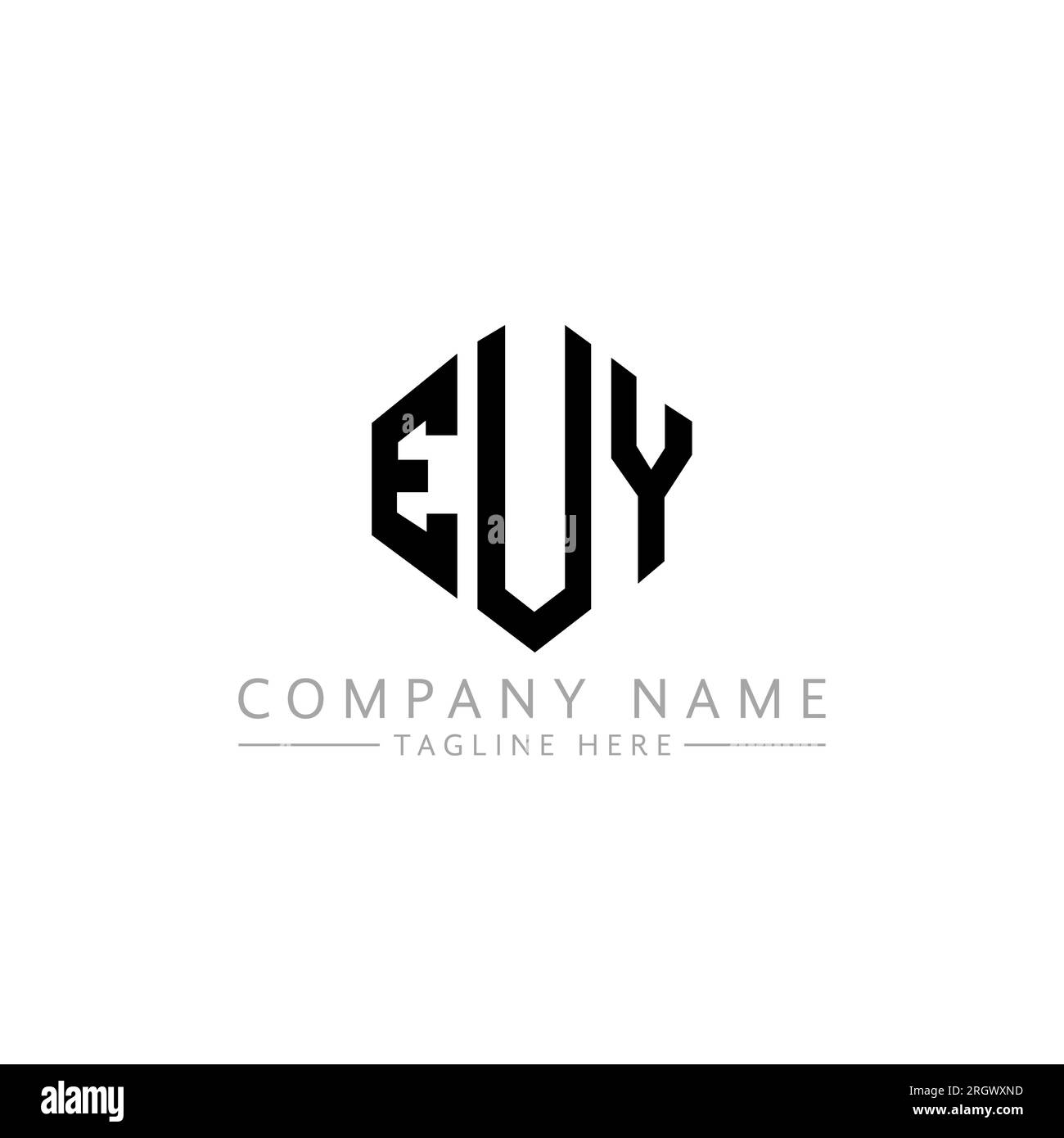 Euy logo design hi-res stock photography and images - Alamy