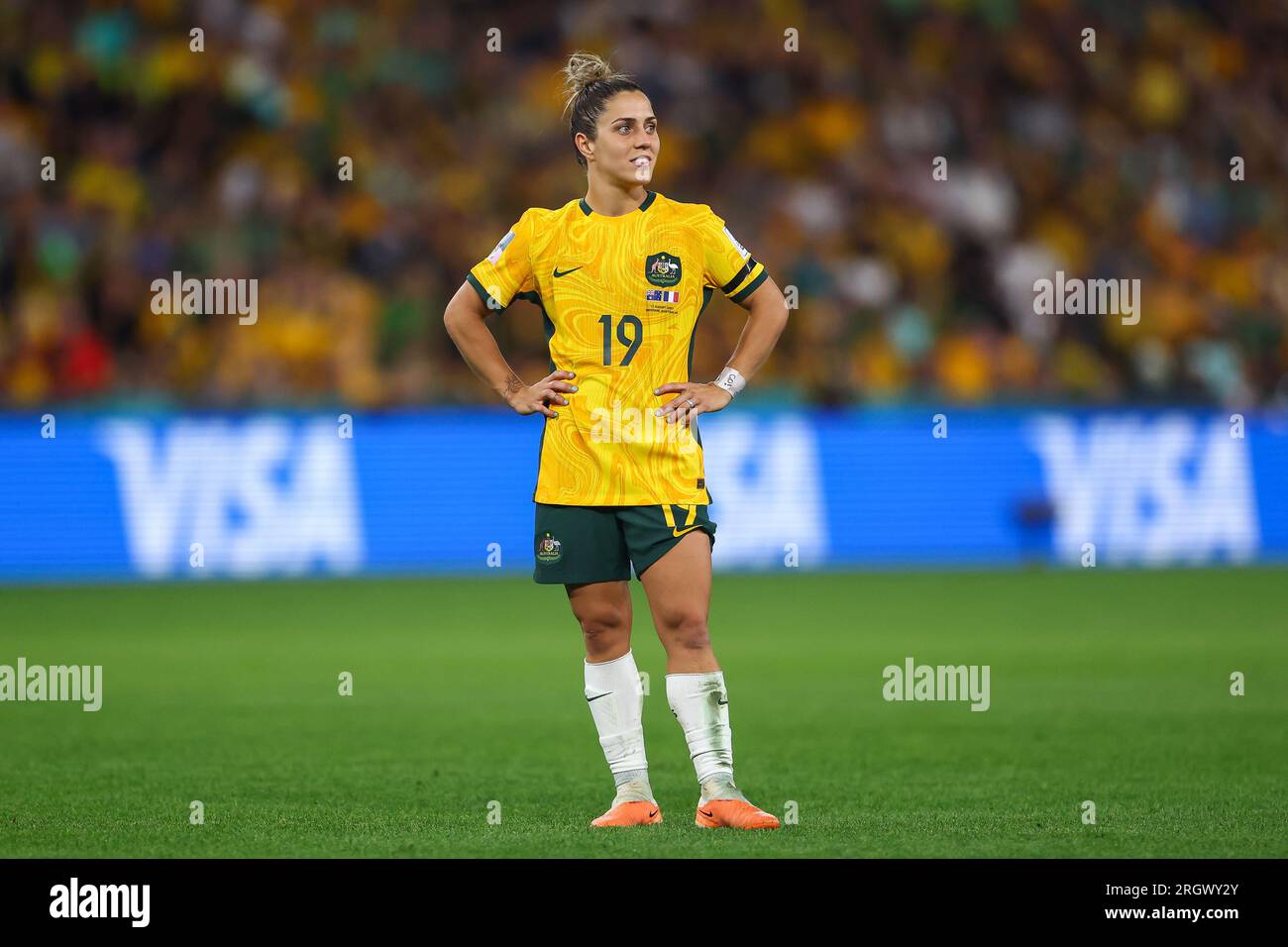 Katrina Gorry #19 of Australia during the FIFA Women's World Cup 2023 ...