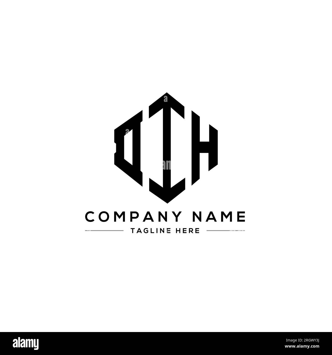 Dih tech logo Stock Vector Images - Alamy