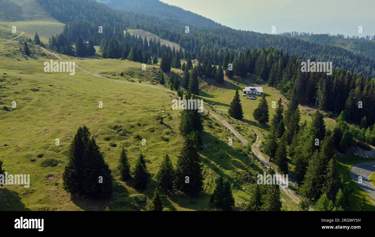 A stunning aerial view captured by a drone showcasing the breathtaking ...
