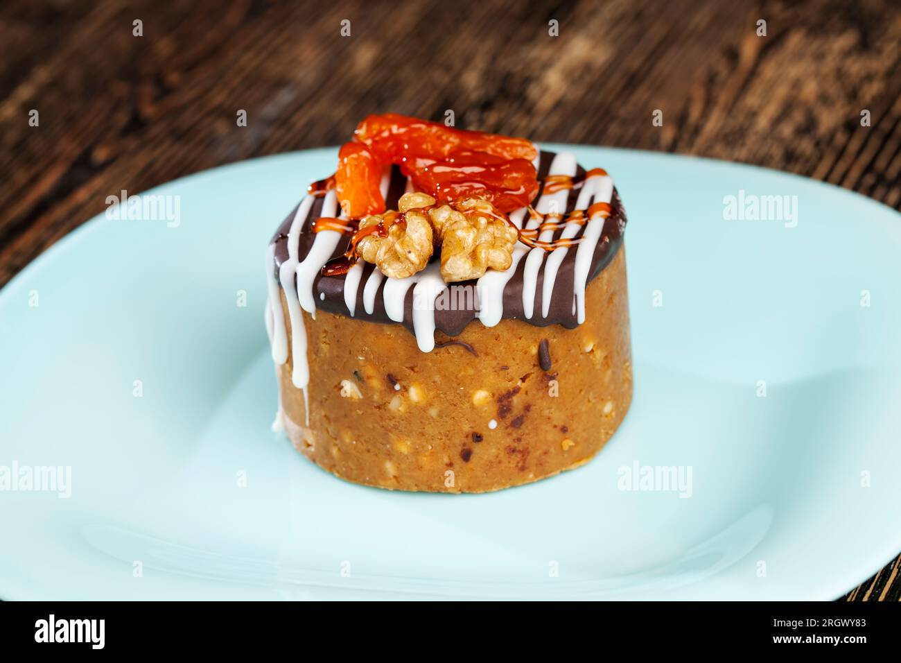 sweet cake made of peanuts, sugar and dairy products, made in the shape ...