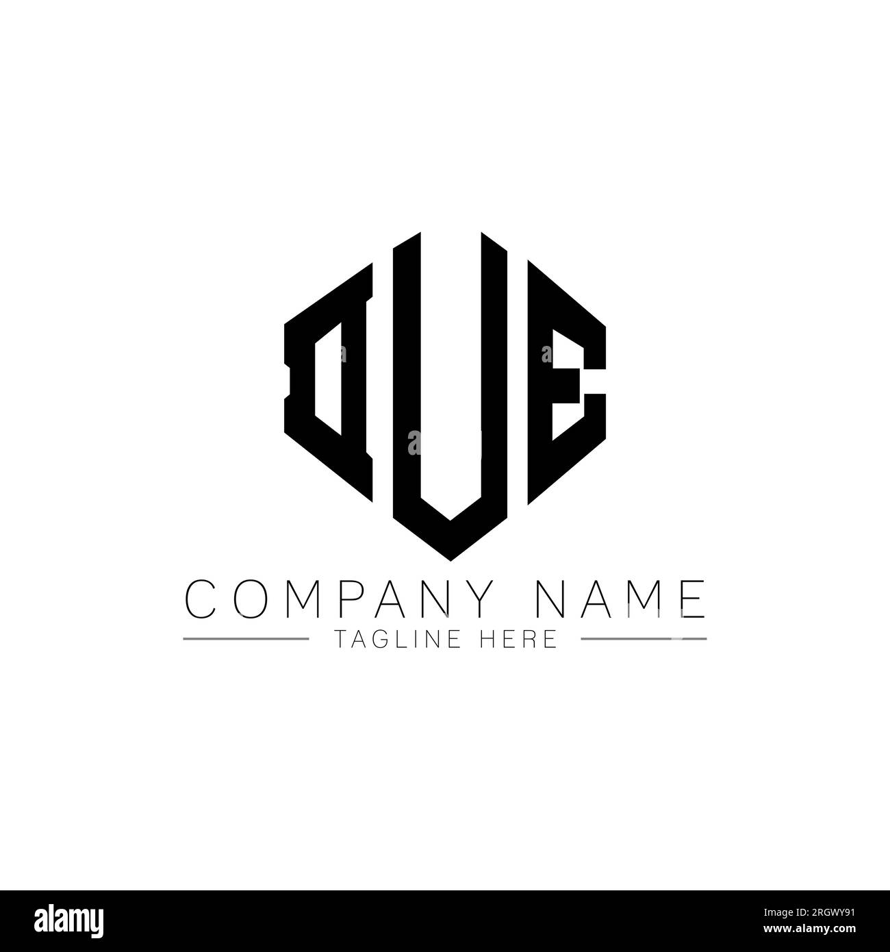 Due hexagon hi-res stock photography and images - Alamy