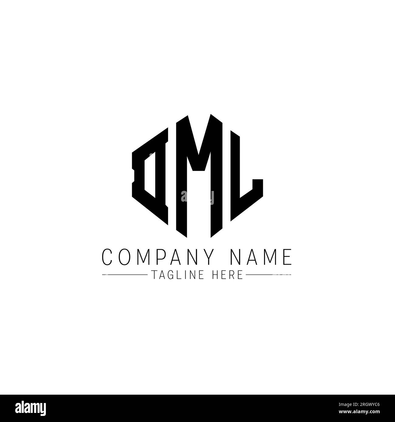 Dml logo design hi-res stock photography and images - Alamy