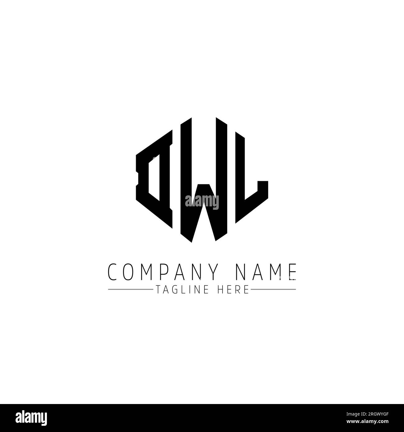 Dwl logo design hi-res stock photography and images - Alamy