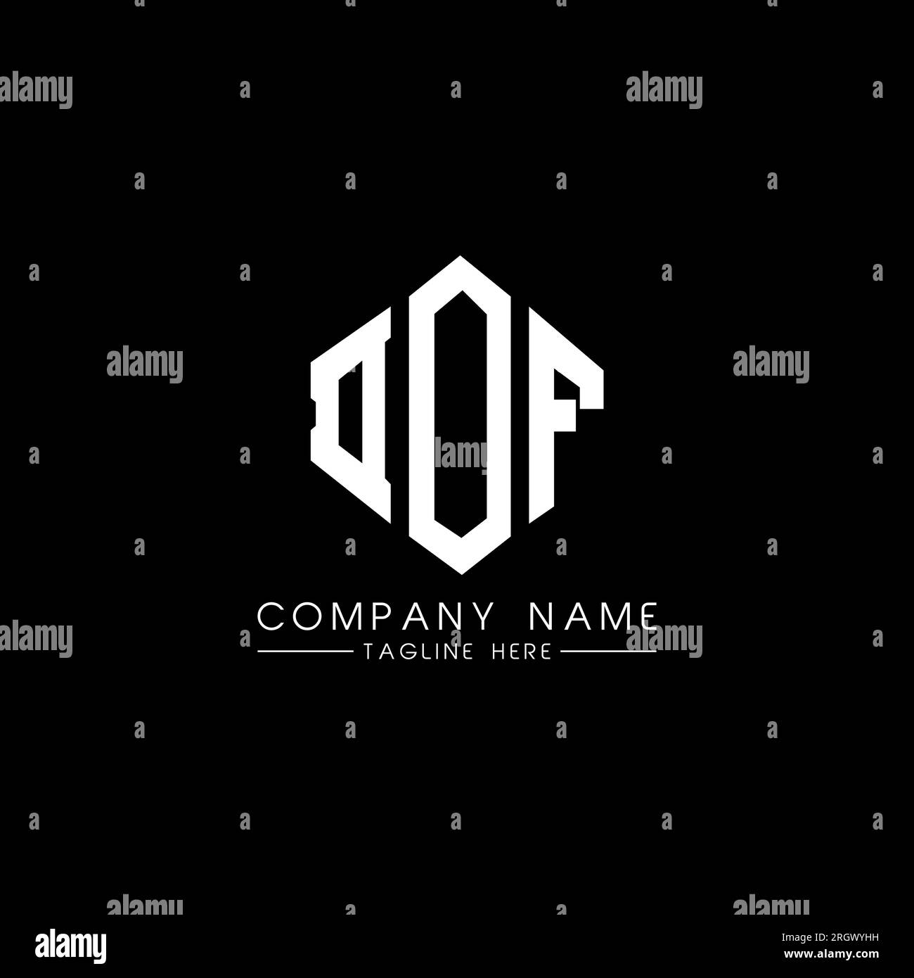 DOF letter logo design with polygon shape. DOF polygon and cube shape ... DOF letter logo design with polygon shape. DOF polygon and cube shape ...