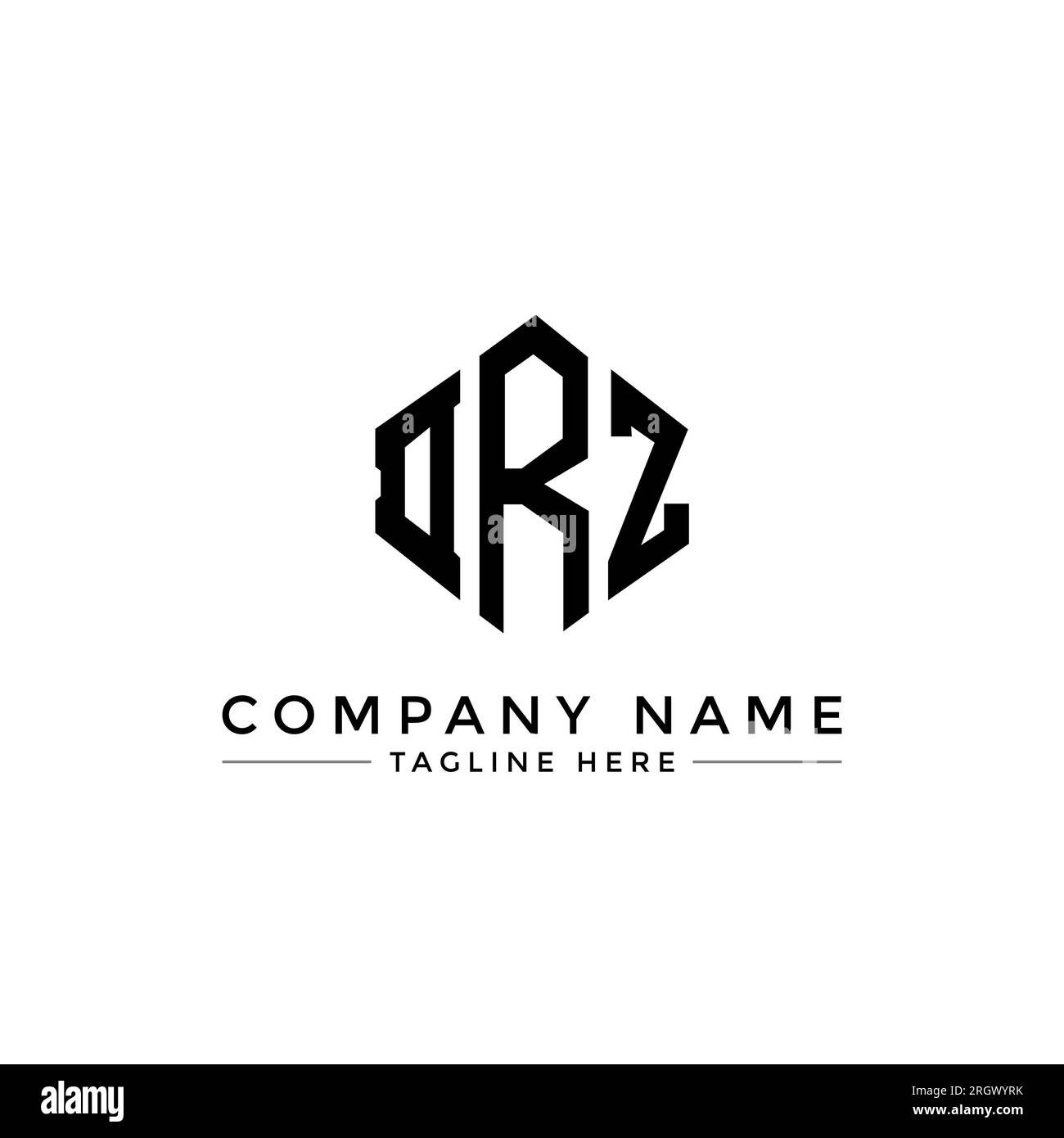 Drz logo design Black and White Stock Photos & Images - Alamy