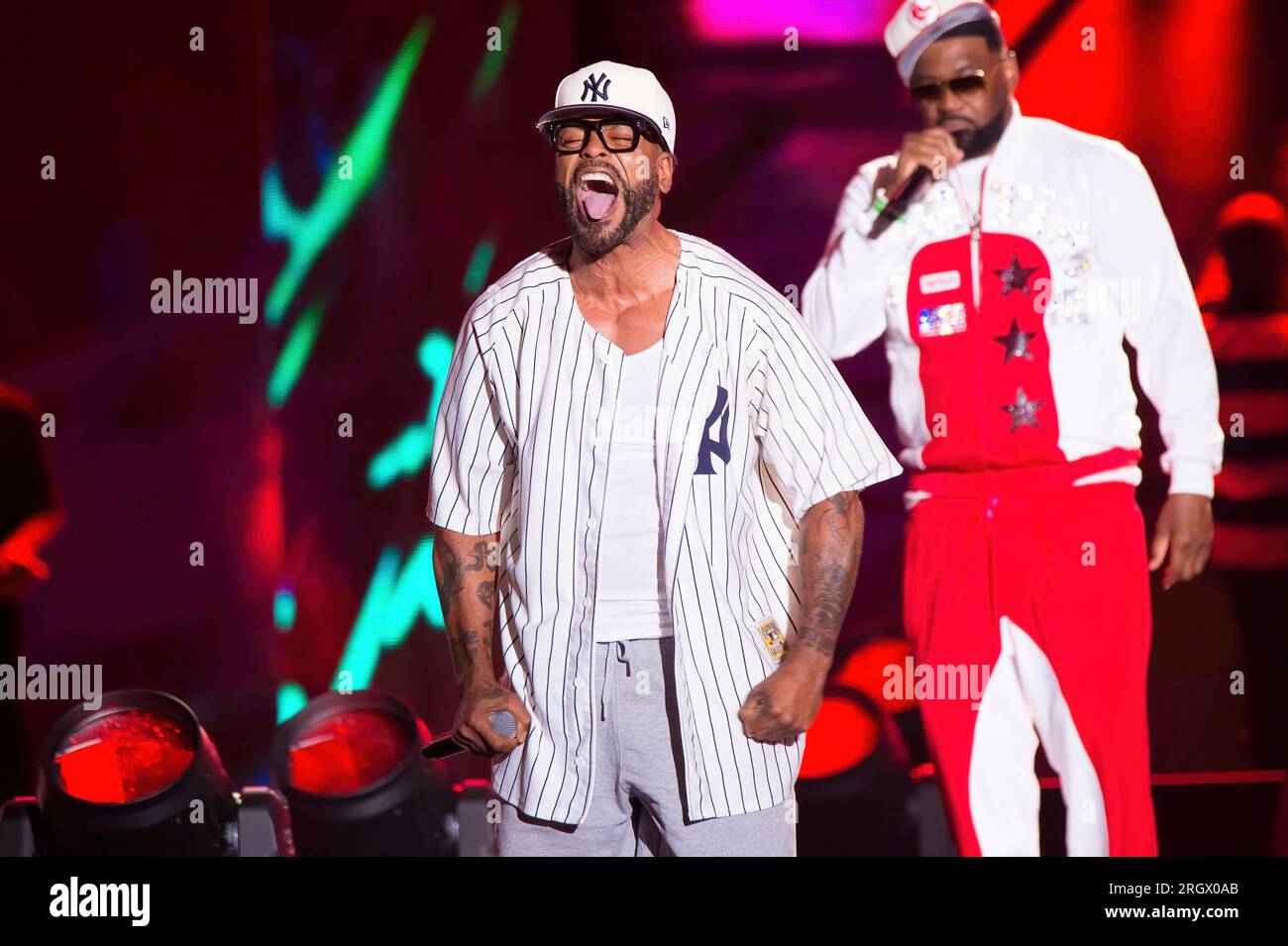 Rapper Method Man, left, performs at Hip-Hop 50 Live, celebrating 50 ...