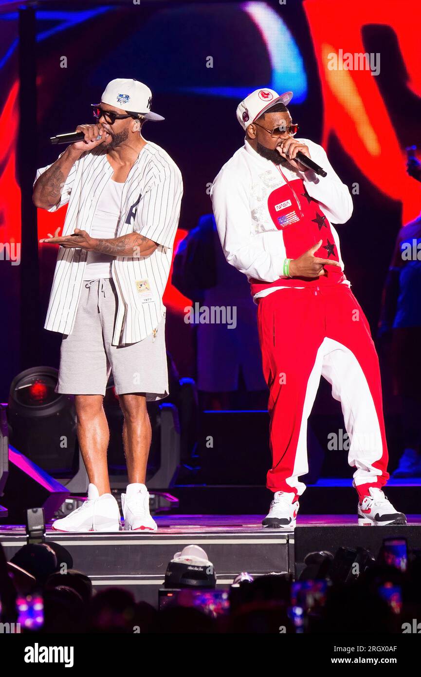 Rapper Method Man, left, and Ghostface Killah perform at Hip-Hop 50 ...