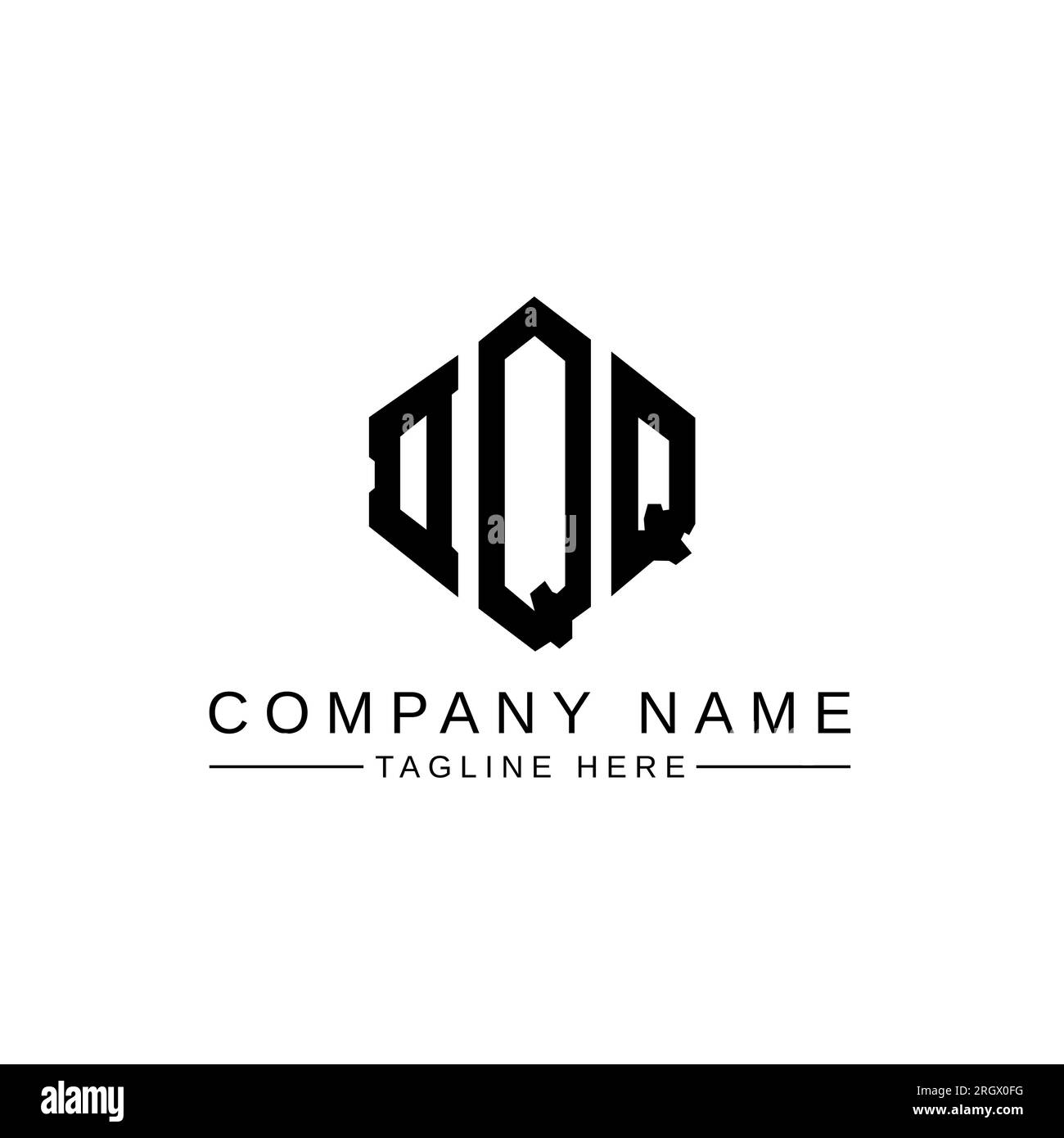 Dqq logo design hi-res stock photography and images - Alamy