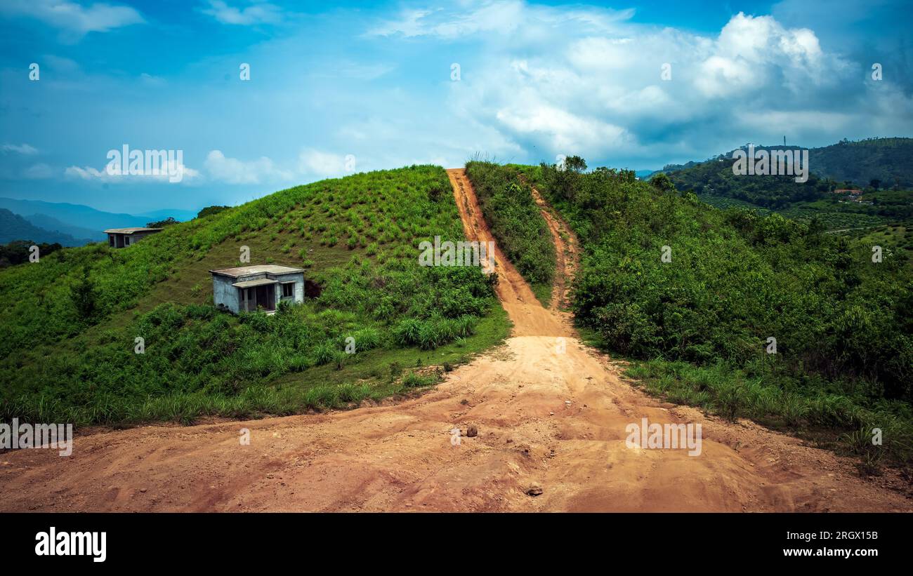 Traveling to Parunthumpara hill view Point. Parunthumpara is a village ...