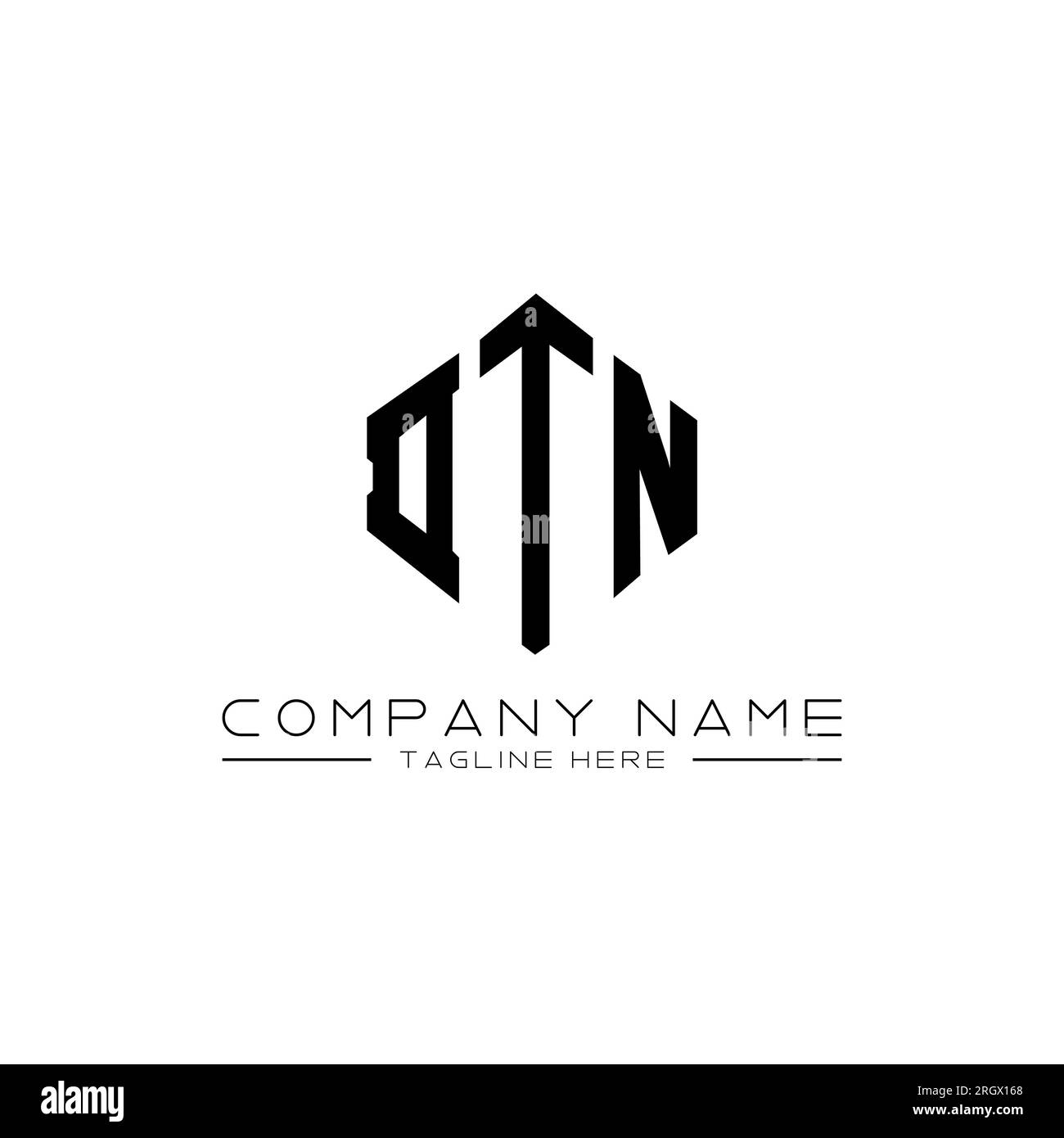 Dtn hexagon Stock Vector Images - Alamy