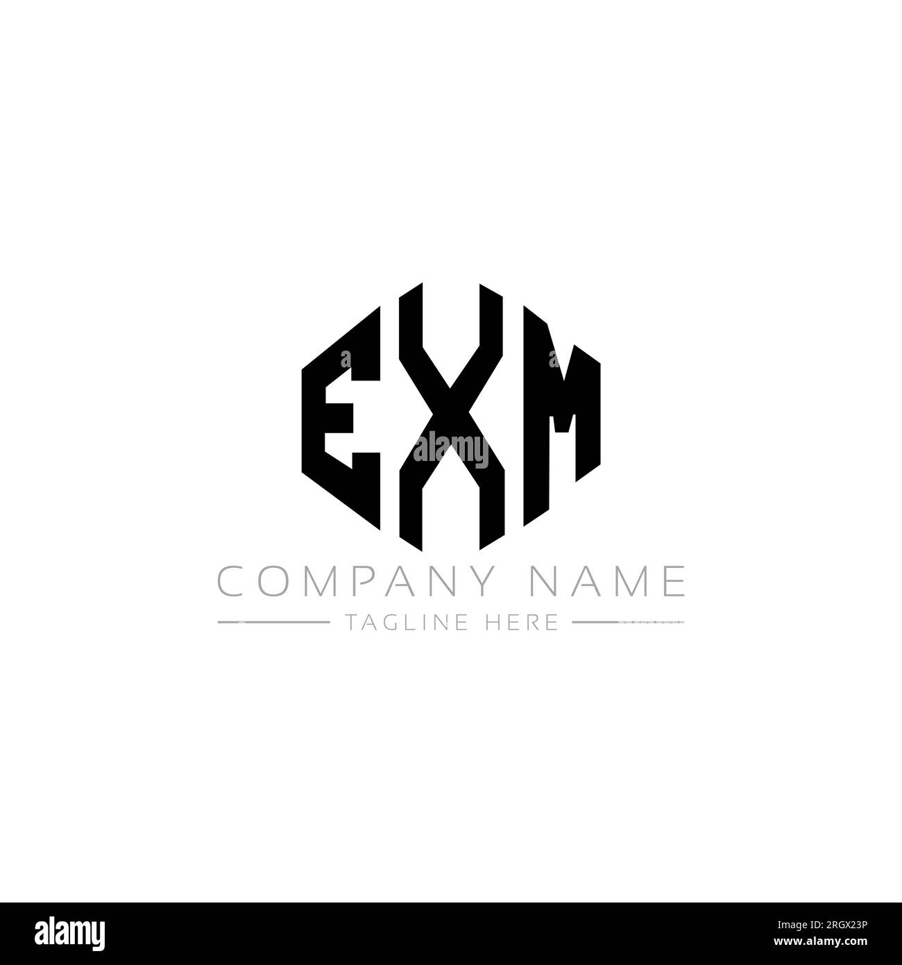 Exm logo design hi-res stock photography and images - Alamy
