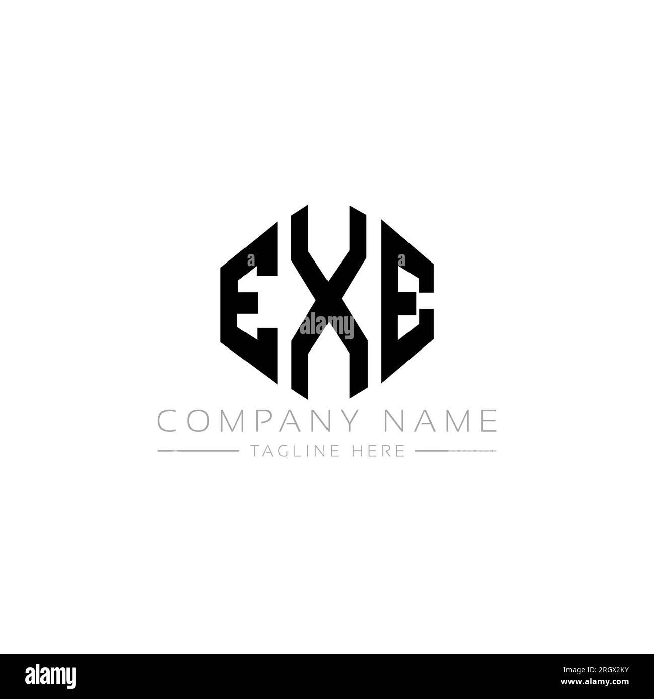 EXE letter logo design with polygon shape. EXE polygon and cube shape ... EXE letter logo design with polygon shape. EXE polygon and cube shape ...