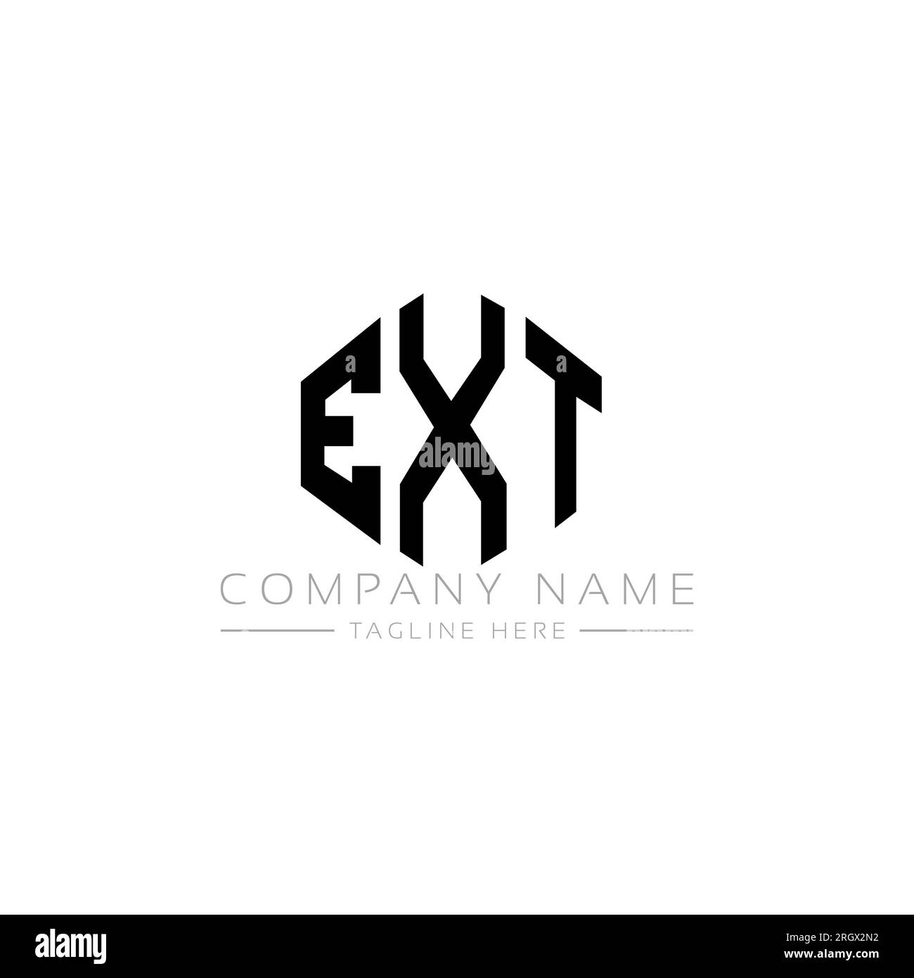 Ext technology logo Stock Vector Images - Alamy