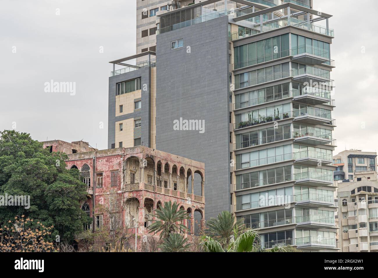 Modern buildings in Beirut, Lebanon Stock Photo - Alamy
