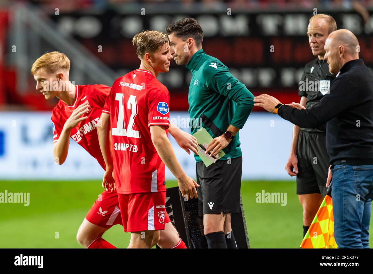 Enschede, Netherlands. 10th Aug, 2023. ENSCHEDE, Stadium Grolsch Veste ...