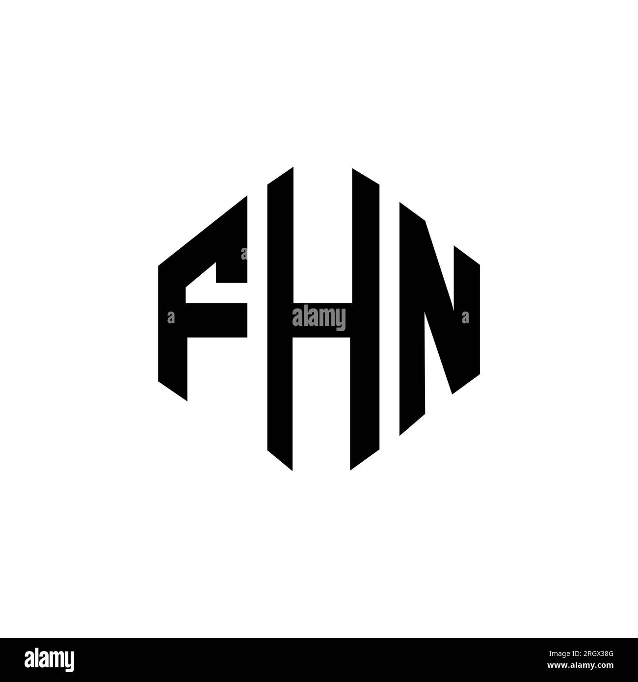 Fhn logo design hi-res stock photography and images - Alamy