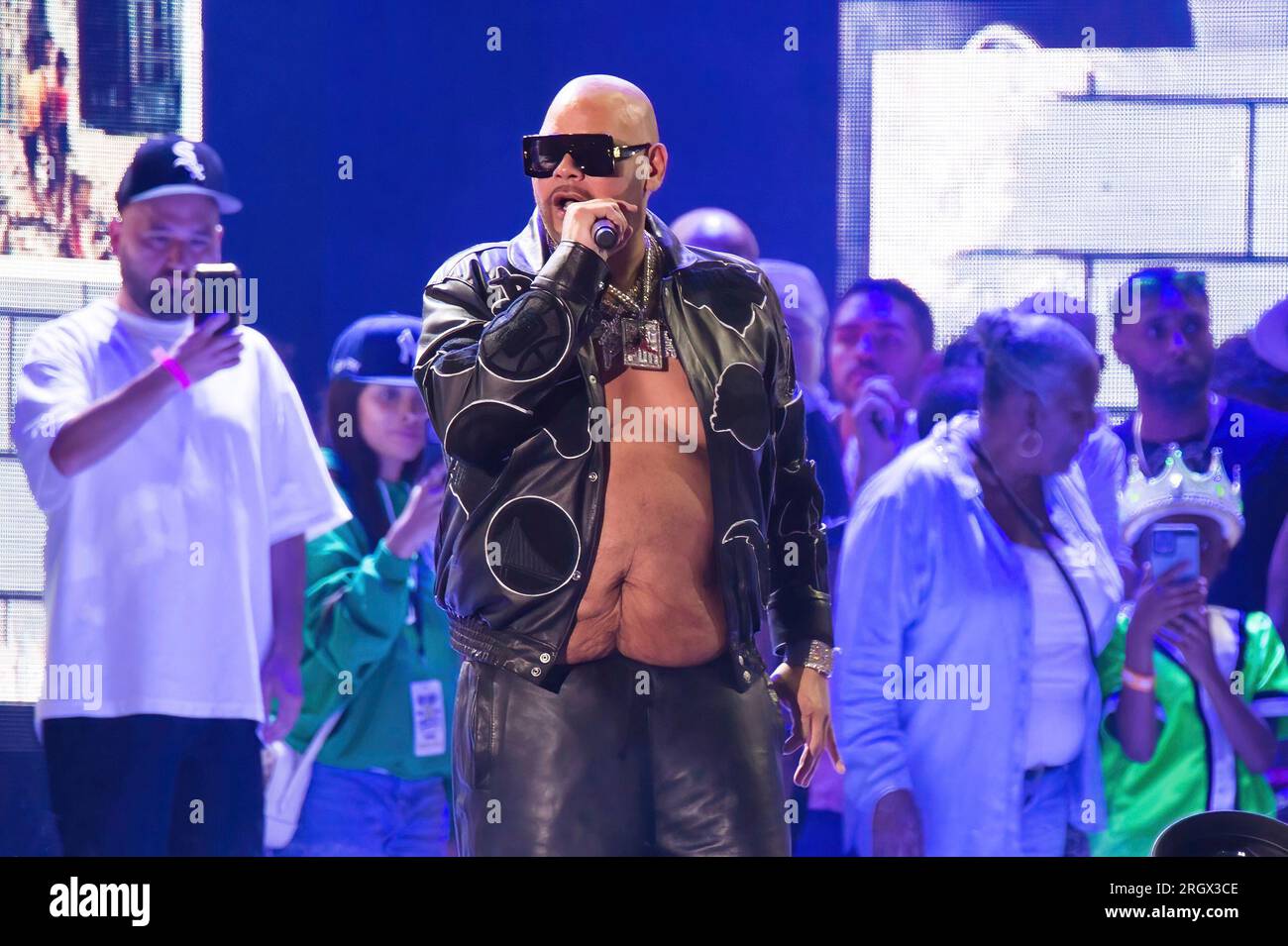 Rapper Fat Joe performs at Hip-Hop 50 Live, celebrating 50 years of hip-hop on Friday, Aug. 11 ...
