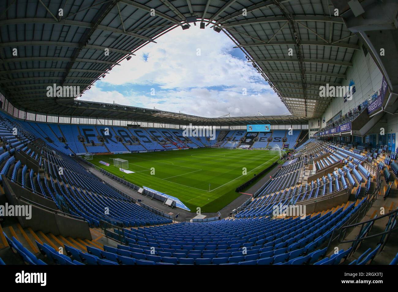 Coventry, UK. 12th Aug, 2023. A general view of the stadium during the ...