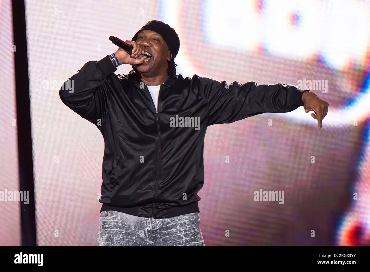 Rapper KRS-One performs at Hip-Hop 50 Live, celebrating 50 years of hip ...