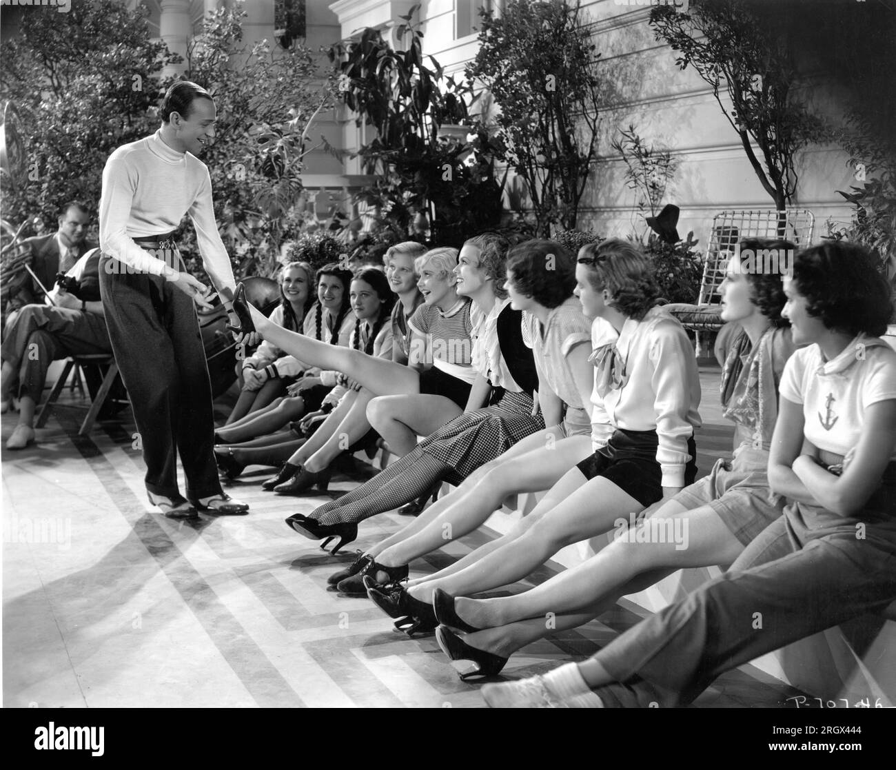 FRED ASTAIRE and Chorines / Chorus Girls in FLYING DOWN TO RIO 1933 ...