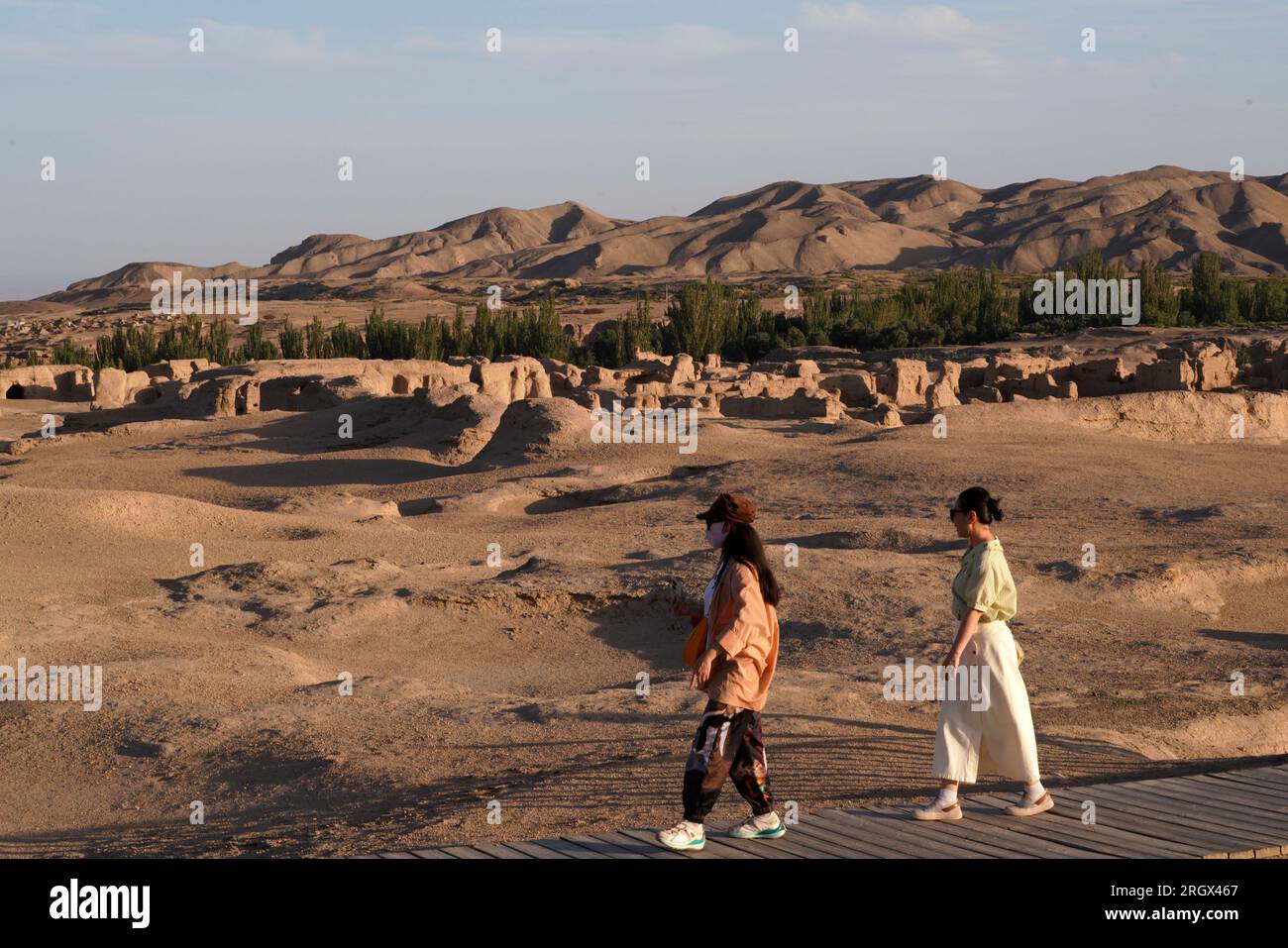 Turpan, China's Xinjiang Uygur Autonomous Region. 11th Aug, 2023 ...