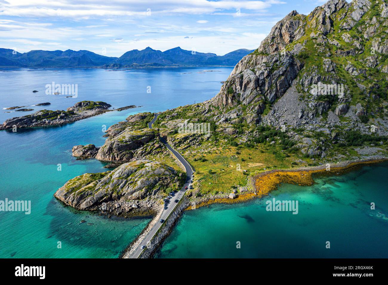 The Lofoten islands archipelago in Arctic Norway, the magic islands ...