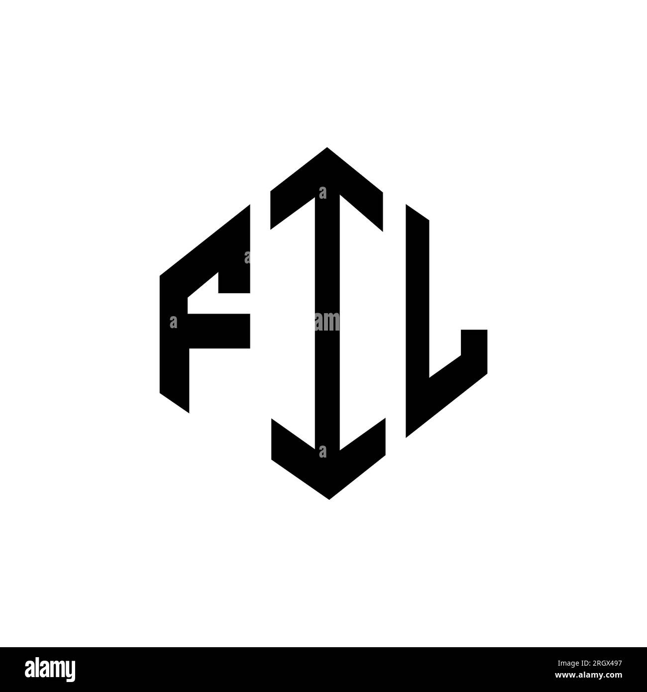 Fil logo design Black and White Stock Photos & Images - Alamy