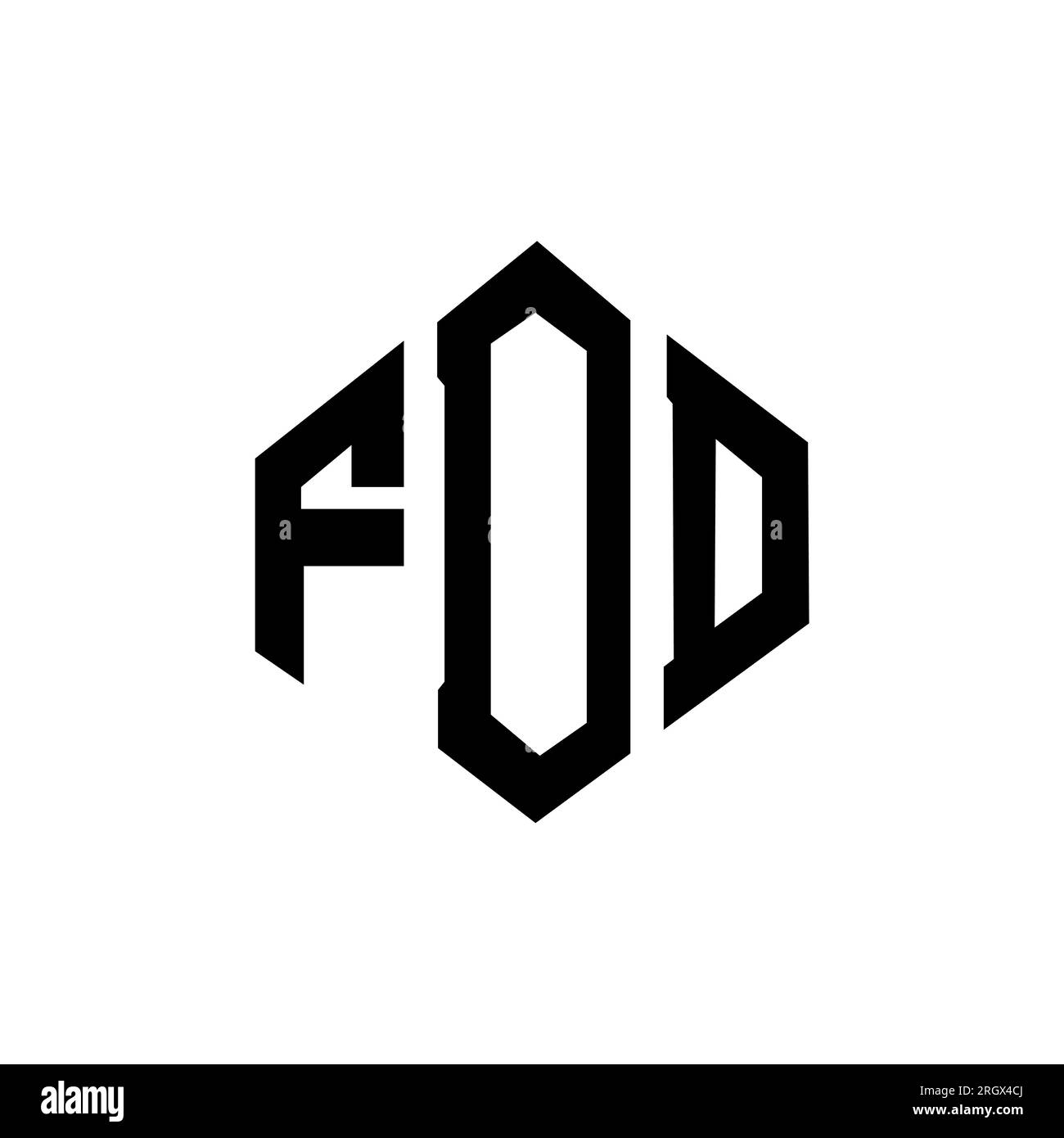 FDD letter logo design with polygon shape. FDD polygon and cube shape ...