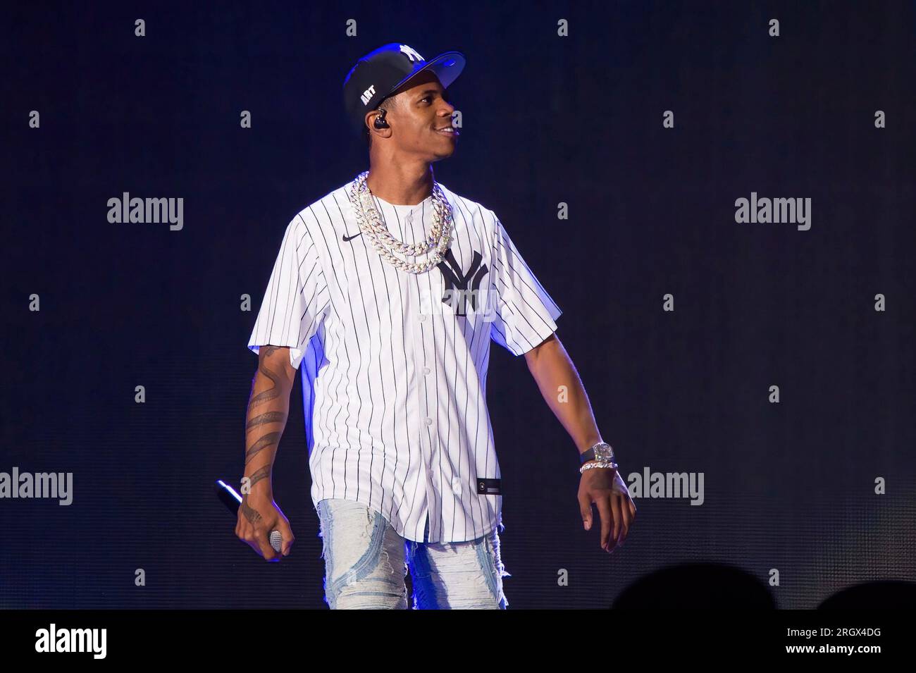 Rapper A Boogie Wit Da Hoodie performs at Hip-Hop 50 Live, celebrating ...