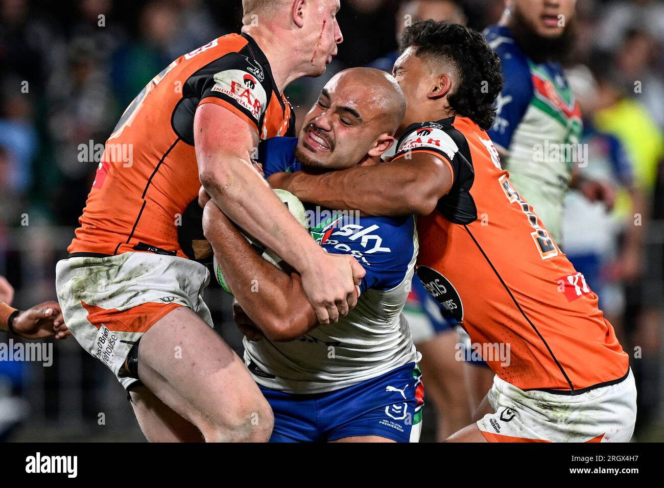 Hamilton, New Zealand. 12th Aug, 2023. Dylan Walker of the Warriors ...
