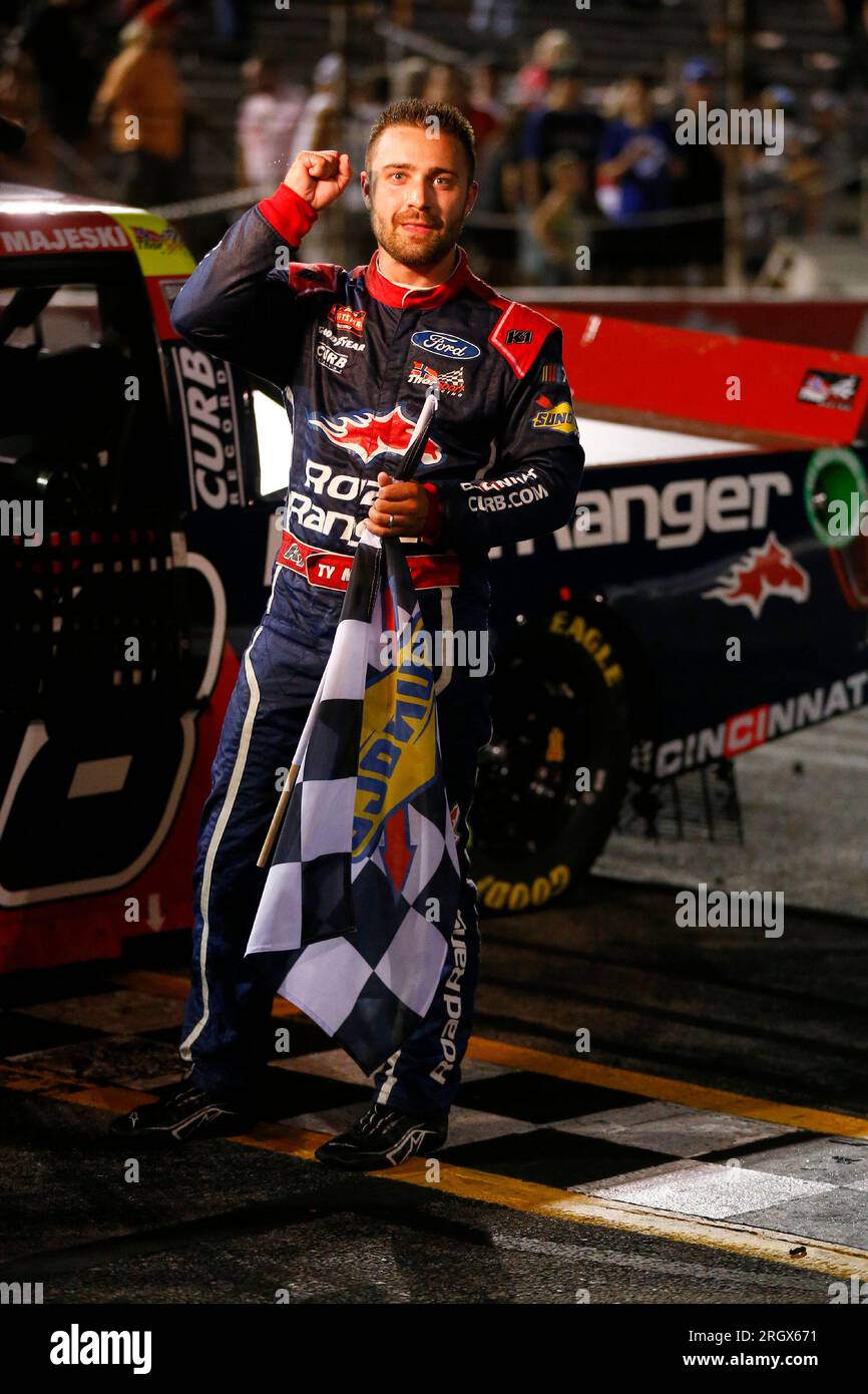 INDIANAPOLIS, IN - AUGUST 11: Ty Majeski (#98 ThorSport Racing Road ...