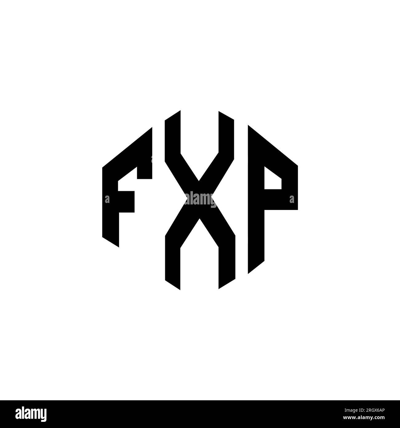 Fxp logo design hi-res stock photography and images - Alamy