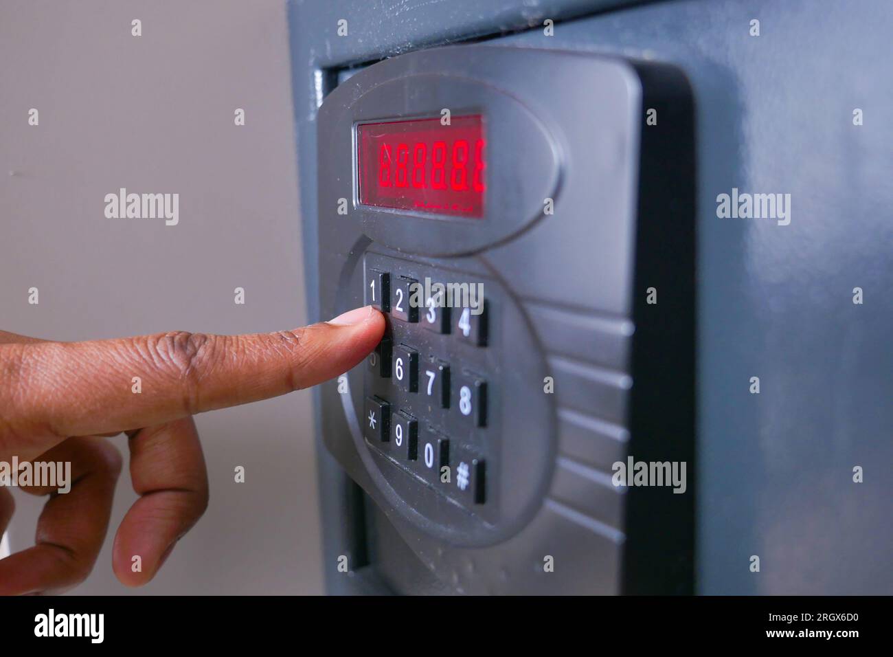 Safe dial lock close up background Stock Photo - Alamy