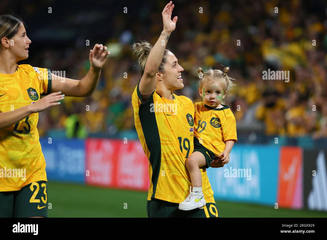 Australia's Kyra Cooney-Cross, left, and Australia's Katrina Gorry with ...
